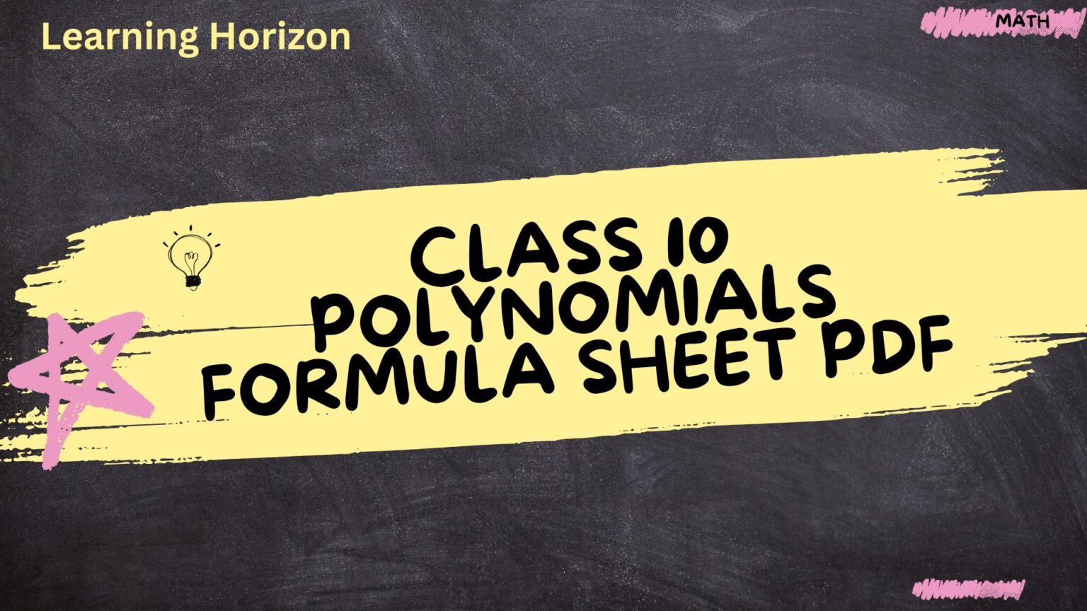 Class 10 Polynomials Formula Sheet PDF | Zeros, top Identities